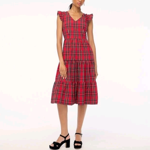 J Crew Plaid Dress